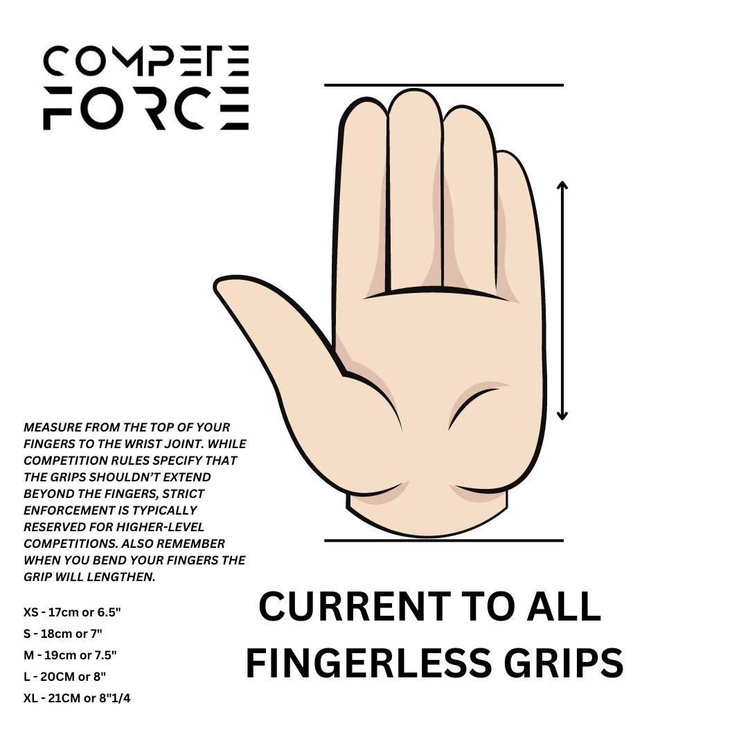 Panther (Chalk Free) Fingerless Grips – Compete Force - Fitness Worms ...